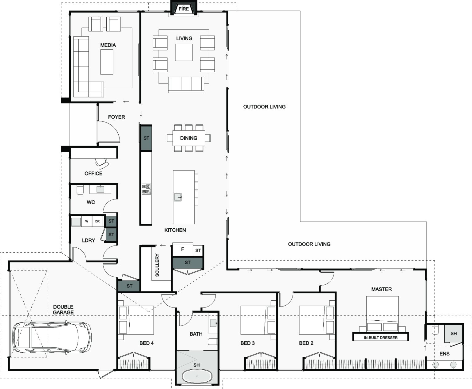 ‘Classic’ Family Home – New Build Plans | CWS Construction