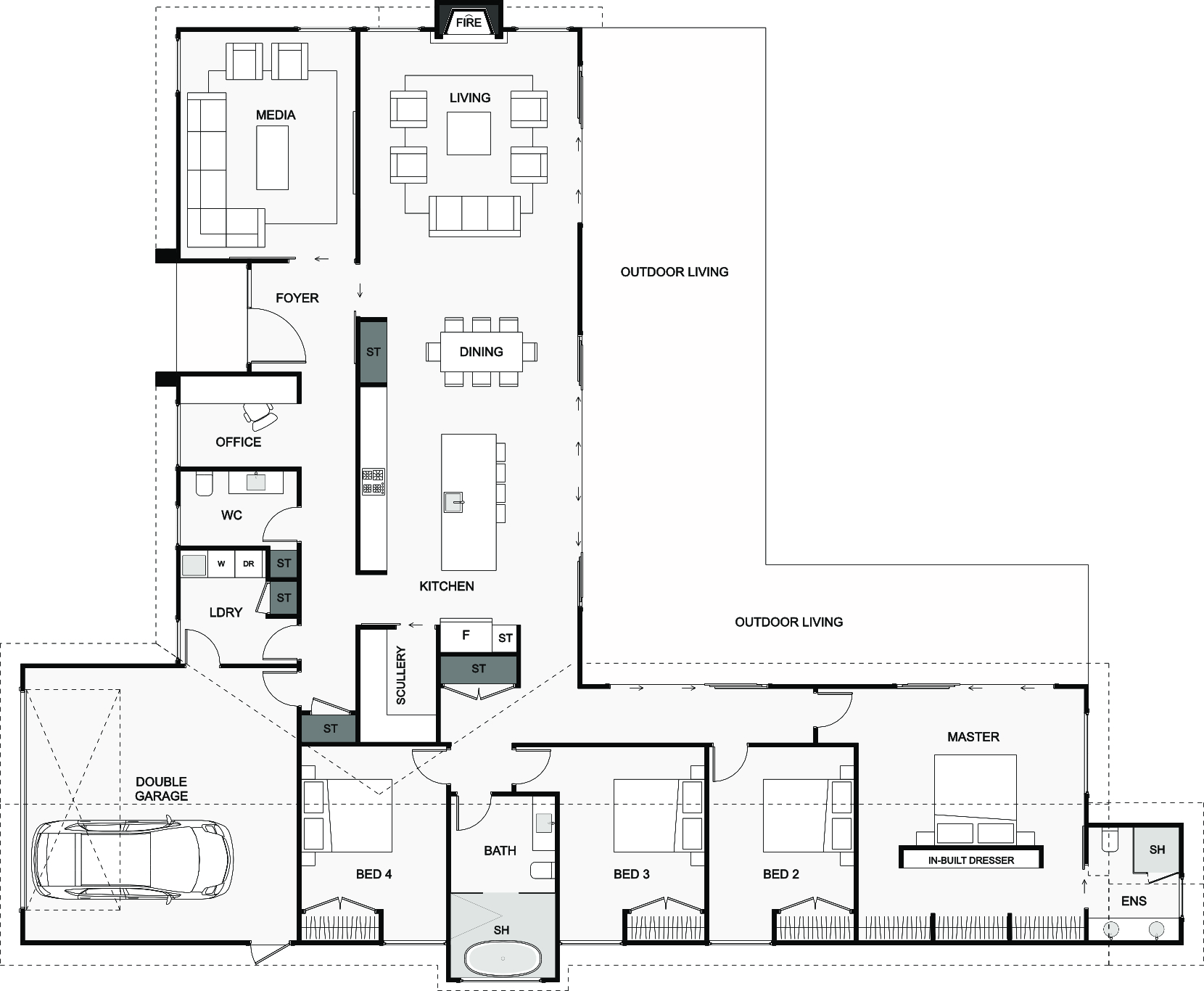 ‘Classic’ Family Home – New Build Plans | CWS Construction